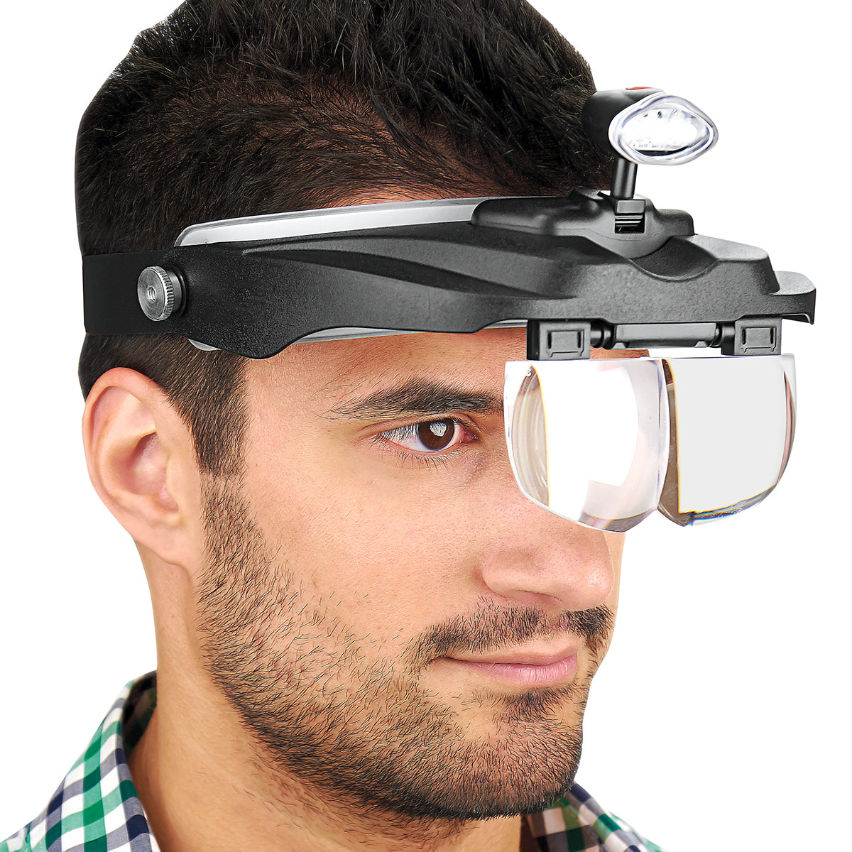 Magnifying Visor | Hands-Free Head-Worn Magnifier | Sharper Image