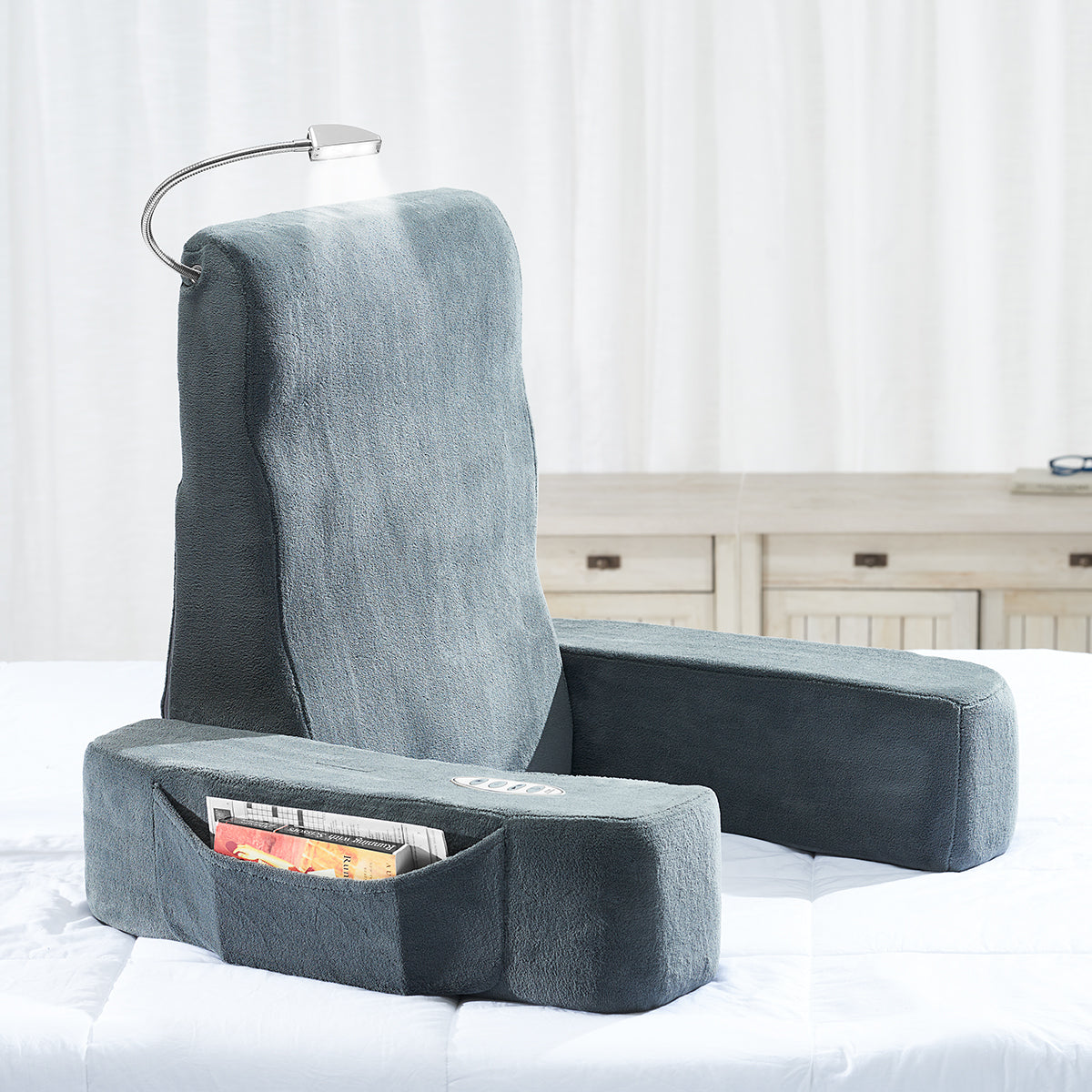 Warming Backrest Massager by Sharper Image | Heat & Vibration