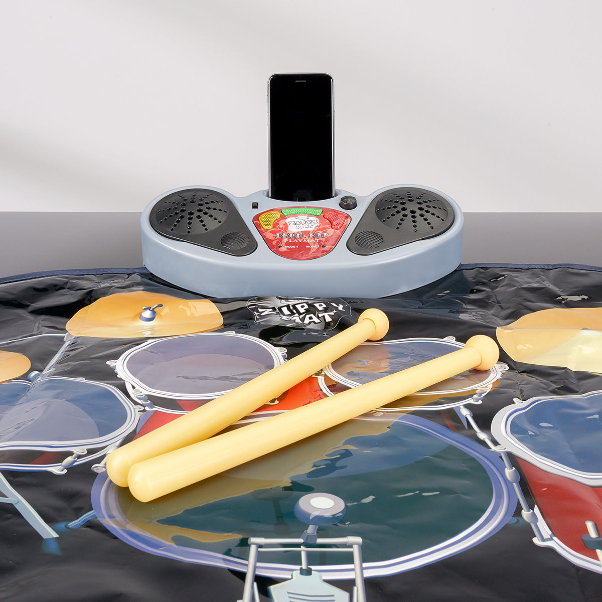 Rock N Roll Electronic Drum Mat | 8 Drum Sounds | Sharper Image