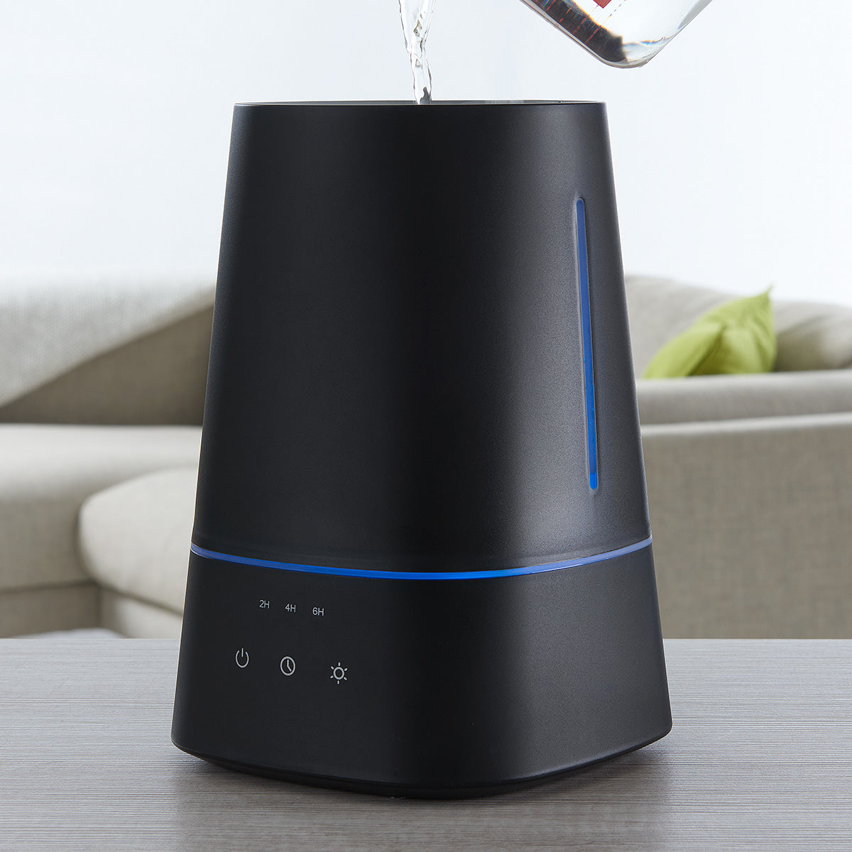 Easy Top-Fill Humidifier | No-Mess Refill Humidifier | Sharper Image