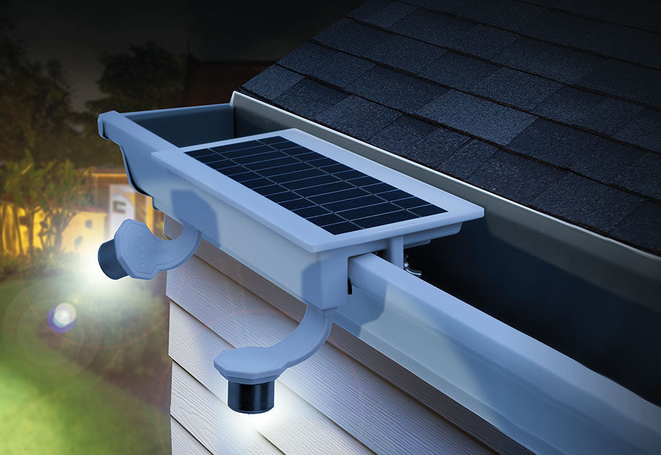 Solar Powered Security Spotlight – Sharper Image