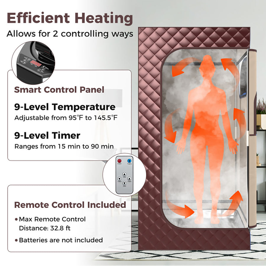 Portable Steam Sauna | Full Body Home Sauna | Sharper Image