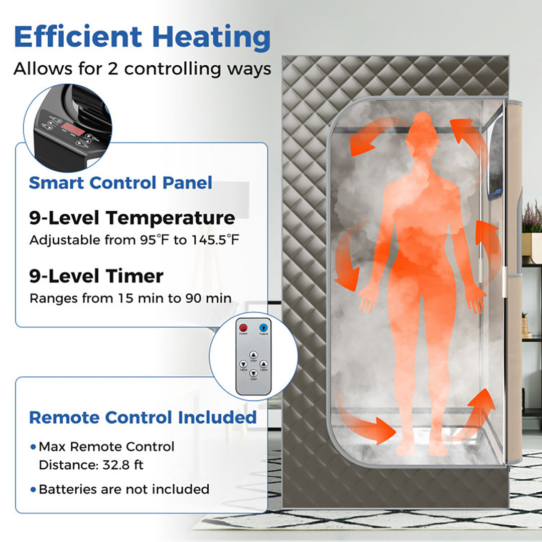 Portable Steam Sauna | Full Body Home Sauna | Sharper Image