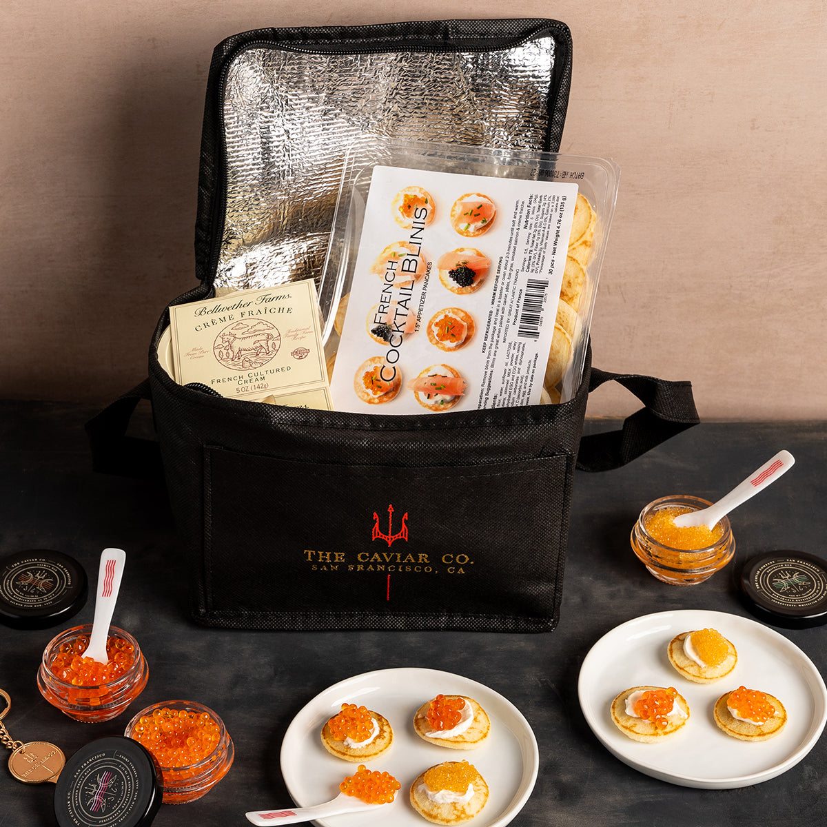 The Caviar Co. Variety Caviar Flight – Sharper Image