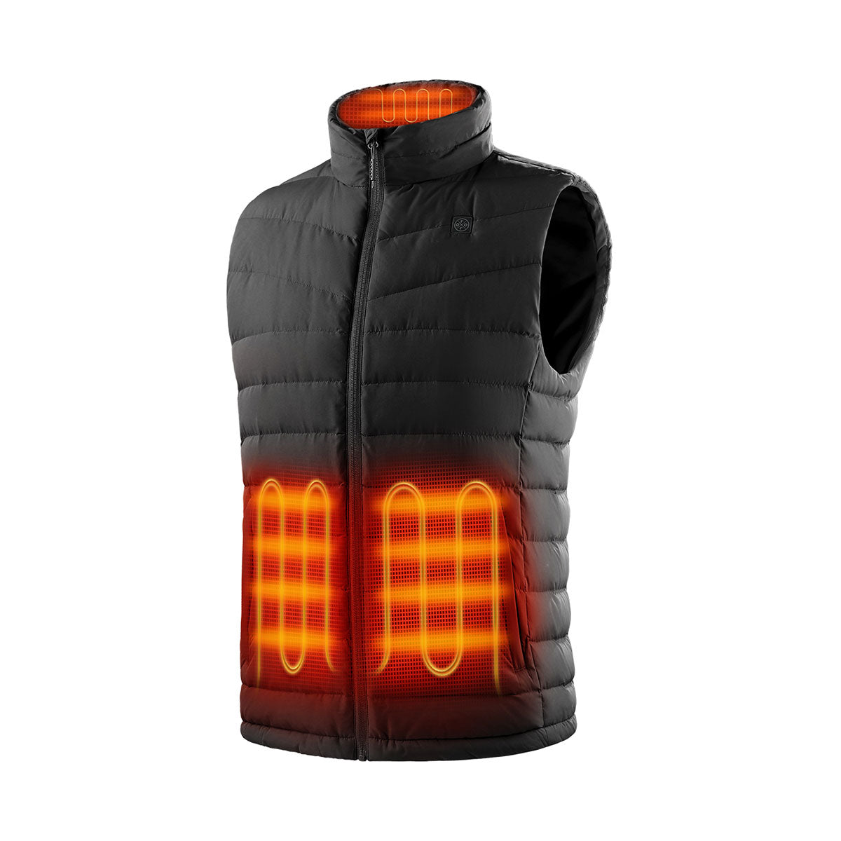 Men's Heated Down Vest – Sharper Image