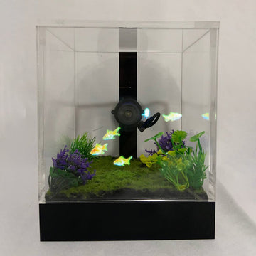 3D Hologram Fish Tank | Virtual Aquarium Display | Sharper Image