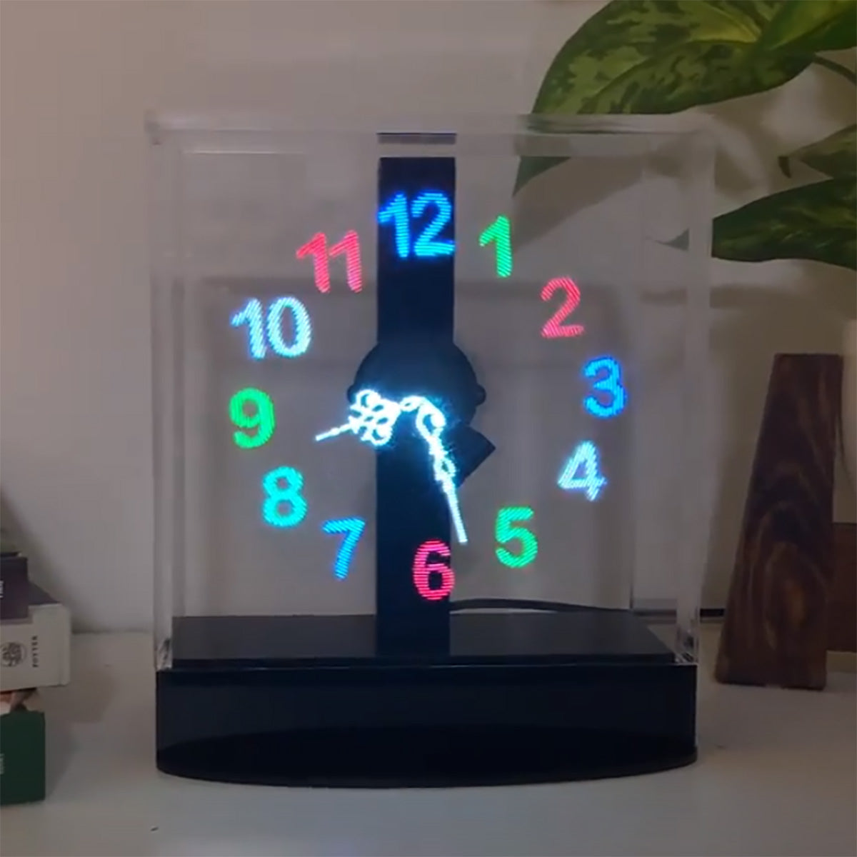 Holographic Analog Clock – Sharper Image