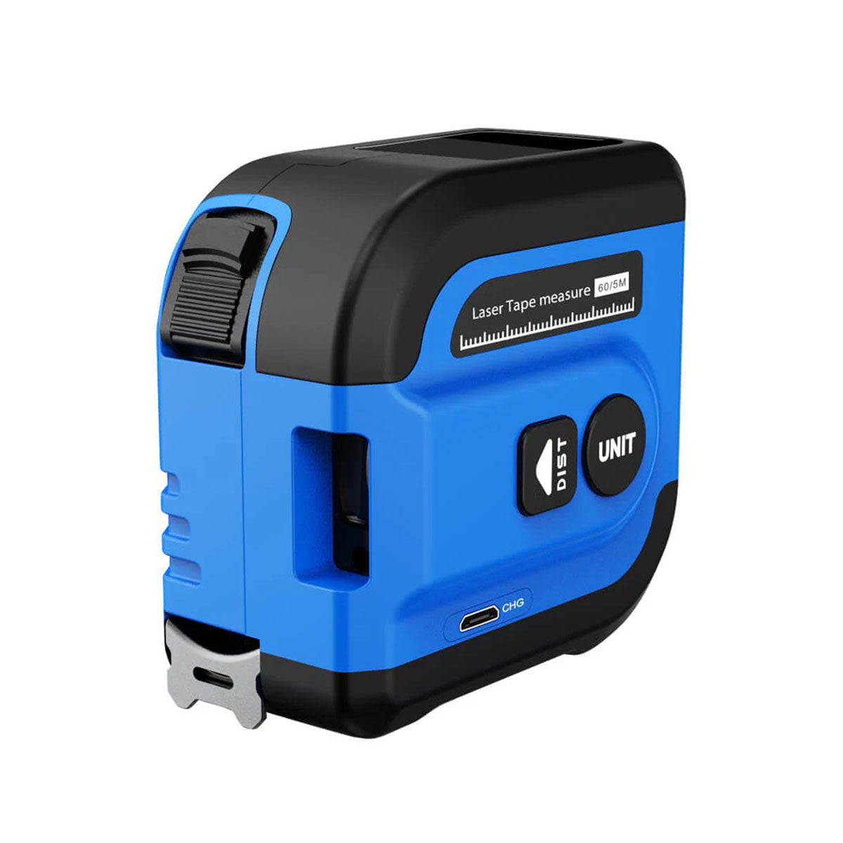 Digital Laser Tape Measure by Sharper Image | 2-in-1 Measuring Tool