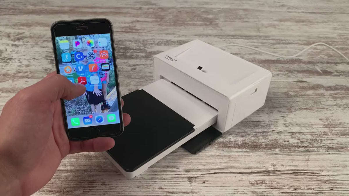 Smartphone Photo Printer by Sharper Image | Print Anywhere