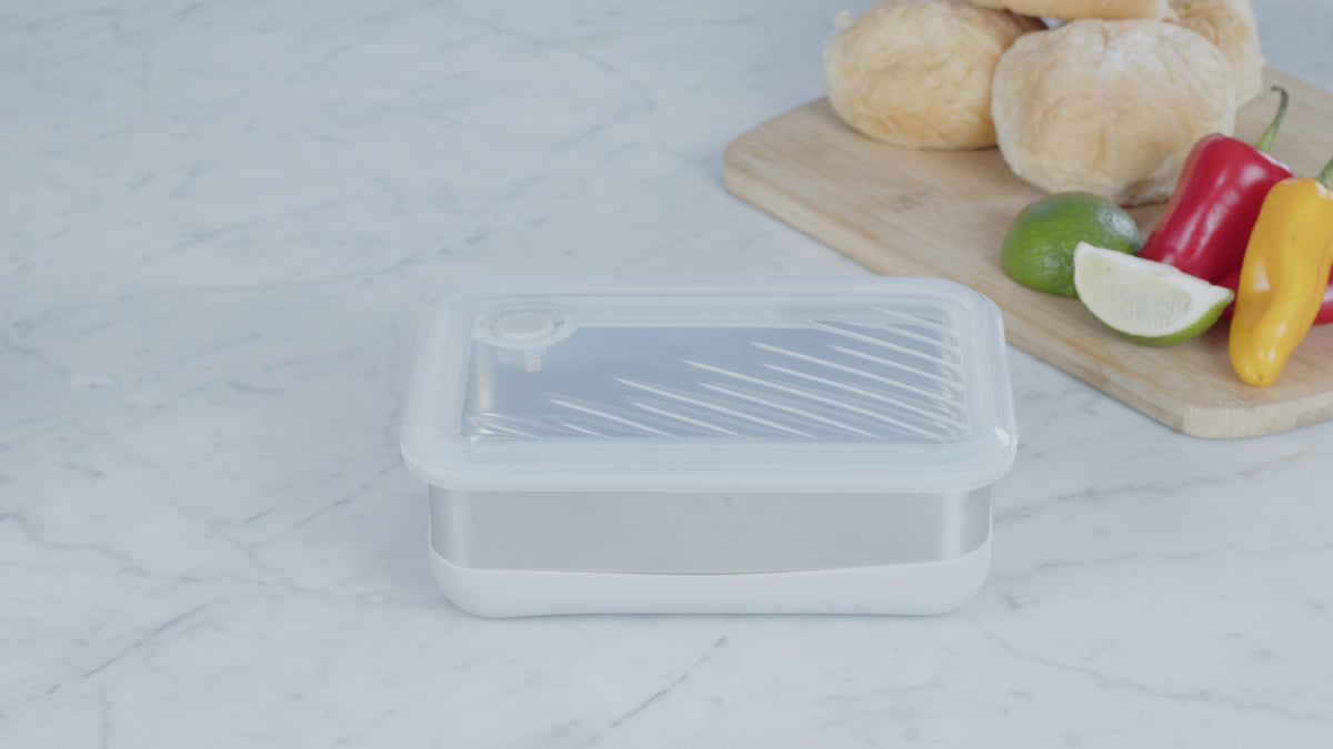 Microwave Safe Stainless Steel Set – Sharper Image